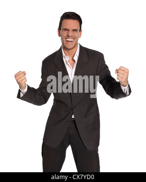 Business Man in Draft Stock Photo - Alamy