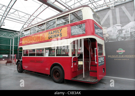 A 1930's AEC Regent double deck bus takes part in the 2014 Year of Bus ...