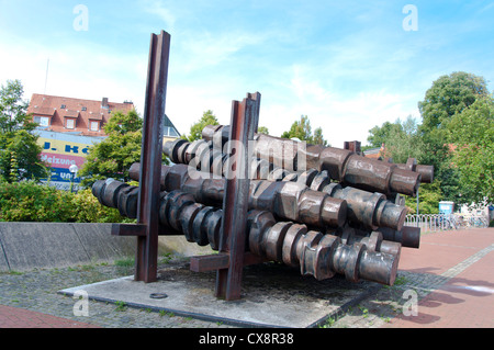 Weird Modern Statue, Osnabruck, Germany Stock Photo - Alamy