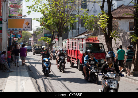Jalan Legian (Legian Street), Kuta, Bali Stock Photo - Alamy