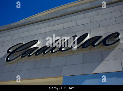 A sign above a Cadillac dealership Stock Photo - Alamy