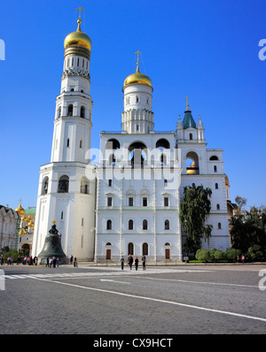 Ivan the Great Bell Tower (1600), Moscow Kremlin, Moscow, Russia Stock ...