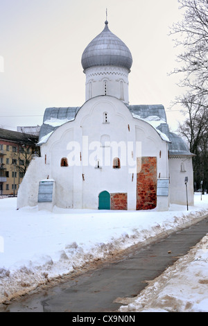 Veliky Novgorod, Russia. Church of St John the Evangelist with the ...