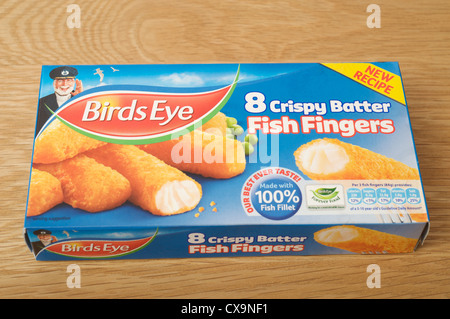 Birds Eye frozen food fish fingers packet logo design and packaging ...