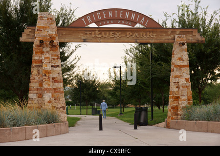 Gateway to Tricentennial Tiguex Park, Old Town Albuquerque, New Mexico ...