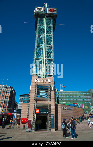 Ruter Clock Tower Downtown Oslo Stock Photo - Alamy