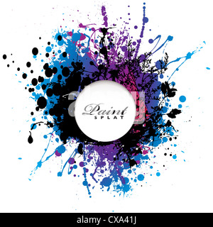 gothic grunge rainbow splat Stock Photo - Alamy