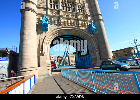 London tower bridge close up shot,england Stock Photo - Alamy