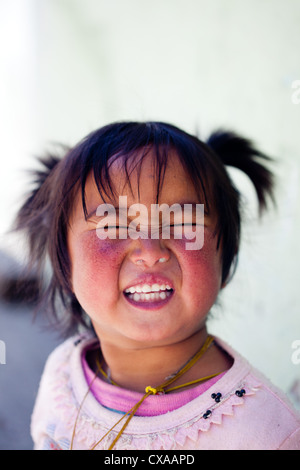 Cute smiling nepalese children. Laughing funny kids. Little friends ...