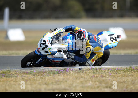 Joshua Waters competing in the Australian Superbike Championship at ...