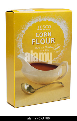 Corn flour close-up, studio shot Stock Photo - Alamy