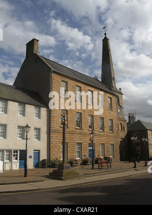 Banff street scene Scotland September 2012 Stock Photo - Alamy