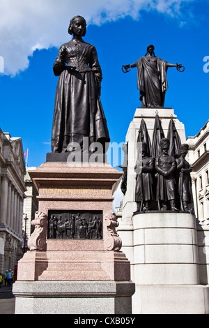 Florence Nightingale Statue, Crimea Memorial, London, UK Stock Photo ...