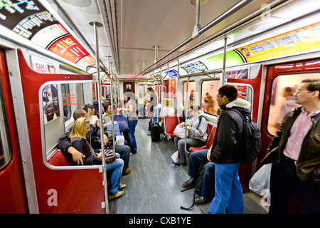 Subway train, Toronto, Canada Stock Photo - Alamy