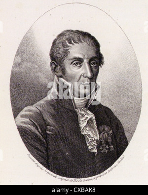 Alessandro Volta 1745-1827 Italian Physicist chemist Stock Photo - Alamy