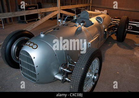 Auto Union Type C Silver Arrow Formula One Car V16 6 Litre Engine Stock ...