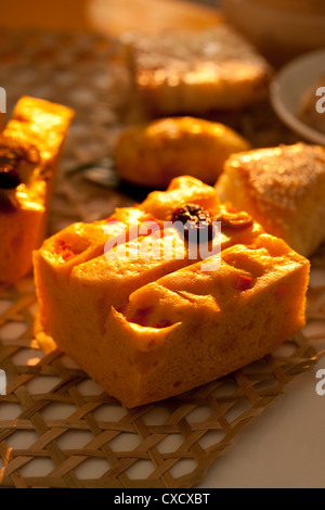 Chinese dim sum,steamed sponge cake Stock Photo - Alamy