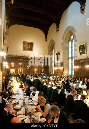 Oxbridge: Oxford college black tie dinner in New College, Oxford ...