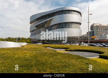 Building of Mercedes-Benz Museum designed by UN Studio Architects ...
