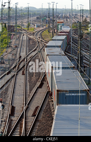 Freight depot Maschen Stock Photo - Alamy