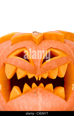 Photo for the holiday Halloween. Evil pumpkin lamp background Stock ...