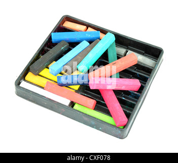 Set of artist's tools for drawing. Pastel chalks Stock Photo - Alamy