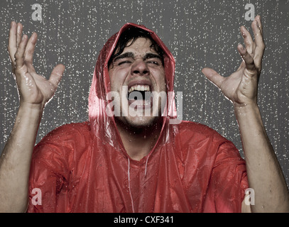 Portrait of young man crying Stock Photo - Alamy