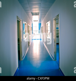 Lab corridor clean room interior . Graphene Institute, University of ...