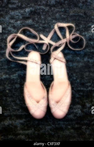 Pink Ballerina Shoe Stock Photo - Alamy