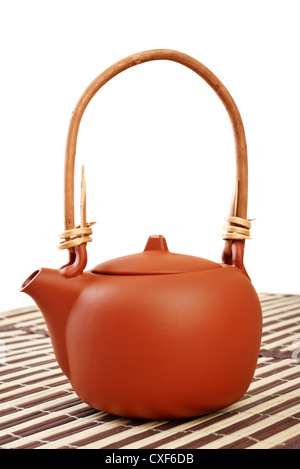 brown clay kettle Stock Photo - Alamy