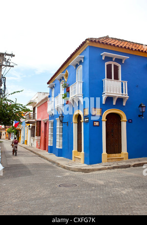 Street of Cartagena de Indias Stock Photo - Alamy