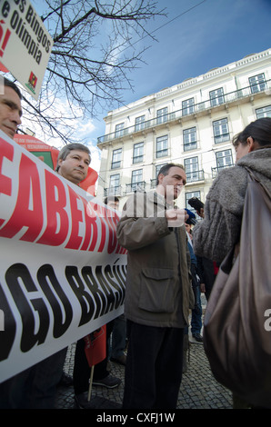 Workers strike in Lisboa. Portugal, Europe Stock Photo - Alamy