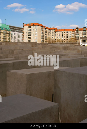 The Holocaust monument in Berlin, Germany (consist of 2711 concrete ...