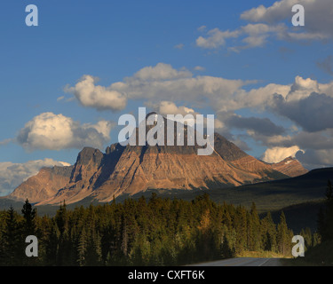 Mount Fitzwilliam seen from Yellowhead Highway, British Columbia ...
