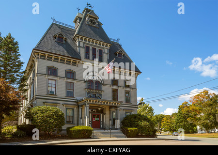 The Victorian Town Hall building in Congleton, Cheshire, England, UK ...