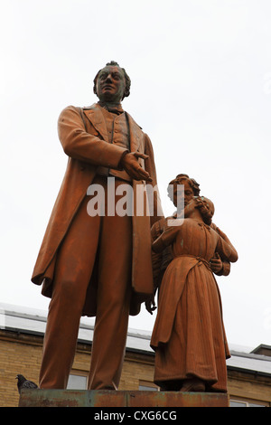 Statue of Richard Oastler, Bradford, West Yorkshire, England UK Stock ...