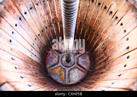 Grape crushing machine, Grapes, Wine making Stock Photo - Alamy