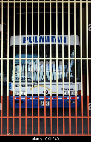 Local Buses at Liberia bus station. Costa Rica Stock Photo - Alamy