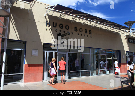 Hugo Boss factory store in Les Hangars, Bordeaux, France Stock Photo ...