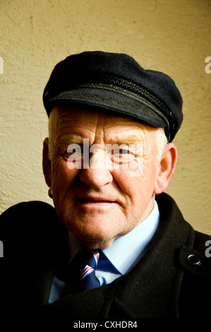 Patsy Dan Mac Ruaíri (Rodgers) King of Tory Island with one of his ...