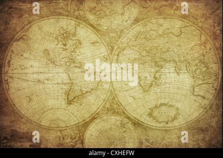 Old World Map 1675 Stock Photo - Alamy