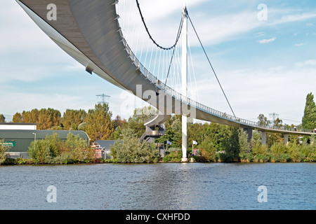 Nescio pedestrian bridge in Amsterdam the Netherlands Stock Photo - Alamy