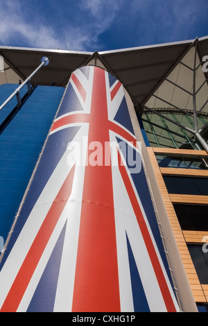 British Union Jack Flag on the tail of a Royal Air Force RAF BAe Hawk ...