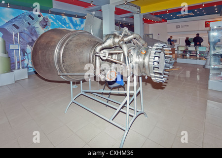 SAMARA, RUSSIA - MARCH 24: Rocket jet engine NK-33 on display at the ...