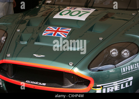 Aston Martin DBR9 007 at the Aston Martin Racing Prodrive factory in ...