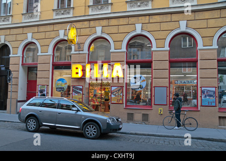 Billa, supermarket chain in Austria in Vienna, Austria Stock Photo - Alamy