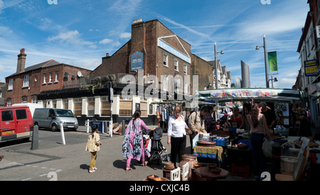 Walthamstow Street Market East London Stock Photo - Alamy