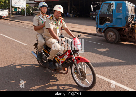 Police officer, Vientiane, Laos Stock Photo - Alamy