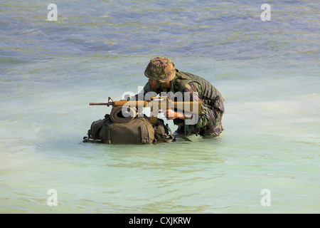Military Exercise in Aruba Stock Photo - Alamy