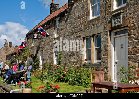 The wheatsheaf Inn, Egton, North Yorkshire Moors, England Stock Photo ...
